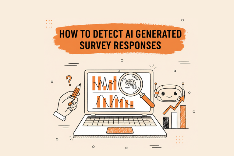 How to detect AI generated survey responses